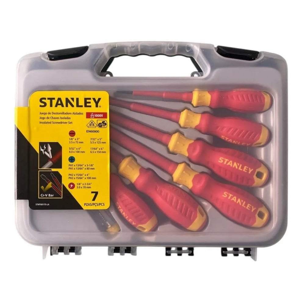 Juego Destornilladores Aislados 1000v 7pzs Stanley STMT60175 – Aticaeq.cl